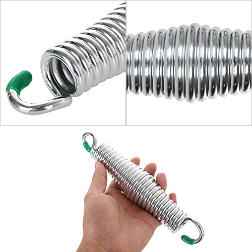 EXPERY 2 Pack Porch Swing Springs, Heavy Duty Hammock Hanging Chair Spring, Znic Plated Hanger Ceiling Mount Spring for Hanging Swing Bench, Hammock Chair, Punching Bag, Yoga Sling