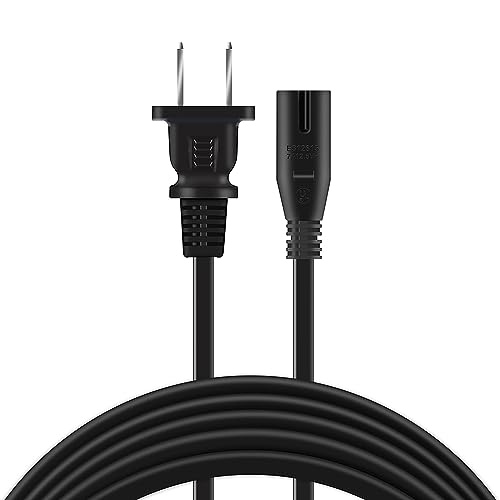 PKPOWER 6FT AC Power Cord Cable for Epson Workforce WF-2830 WF-2860 2-Prong Plug Lead Wire