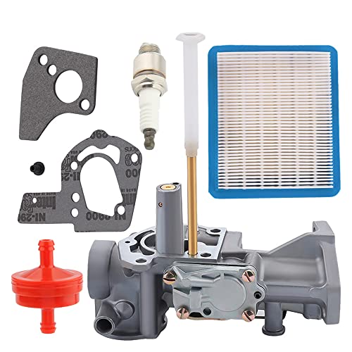 498298 5 HP Carburetor + 491588S 491588 for Briggs and Stratton 692784 495951 492611 490533 495426 Carb with Spark Plug Gasket