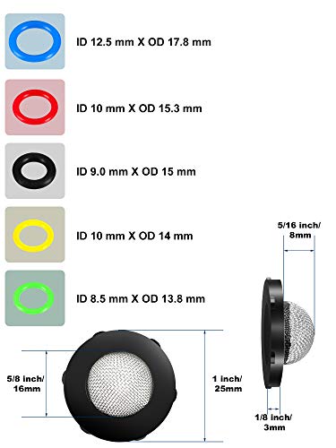 24 Pack O-Ring Power Pressure Washer Kit 6 Sizes for Power Pressure Washers, Pump, Hose, Gun, Wand and Lance