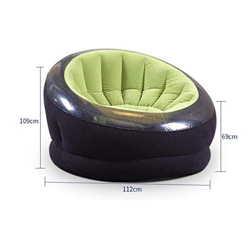 DLOETT Creativity Inflatable Leisure Chair, Portable Indoor and Outdoor Lazy Stool Inflatable Chair