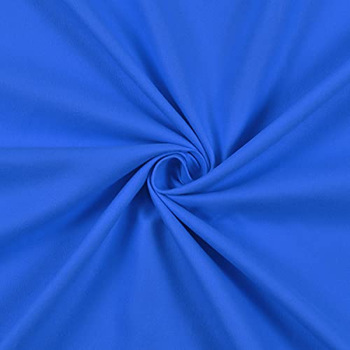 Microfiber Blue Beach Chair Towel with Side Pockets, Chaise Lounge Chair Towel Cover for Sun Lounger Pool Sunbathing Garden Beach Hotel, Oversized, Tie-Dye Blue, 85" L x 30" W