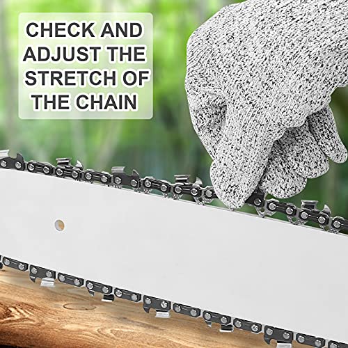 Loggers Art Gens 3 Pack 14 Inch Chainsaw Chains 3/8 LP .050" 52 Drive Links Fits Craftsman/Sears, Echo, McCulloch, Poulan, Homelite, Ryobi