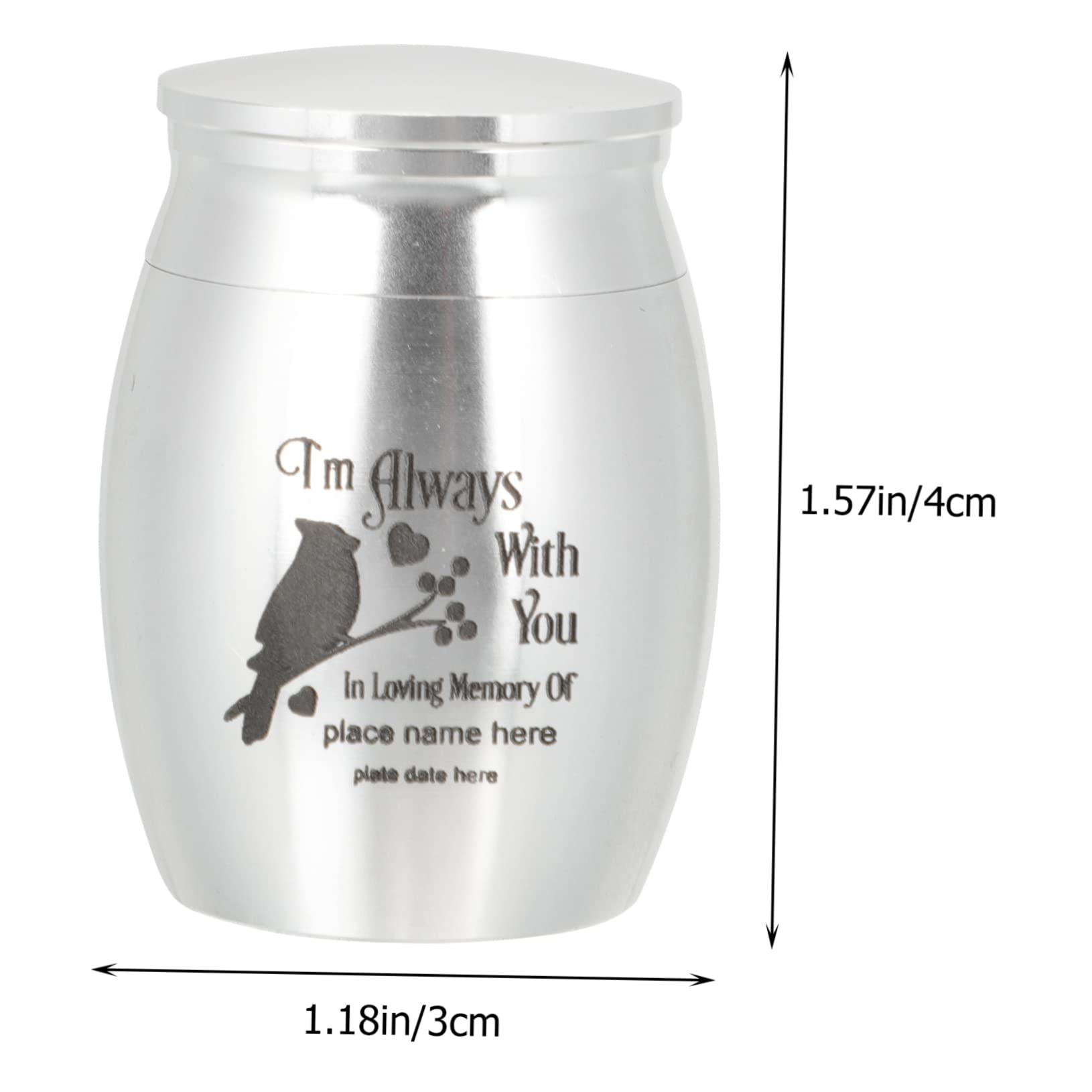 2pcs Funeral Ashes Urn Ashes Urn for Animal Cinerary Casket for Pet Ashes Urn for Pet Dog Cinerary Casket Cat Ashes Urn Keepsake Ashes Urn Cinerary Casket for Animal Bird Urn