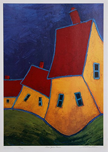 Three Yellow Houses