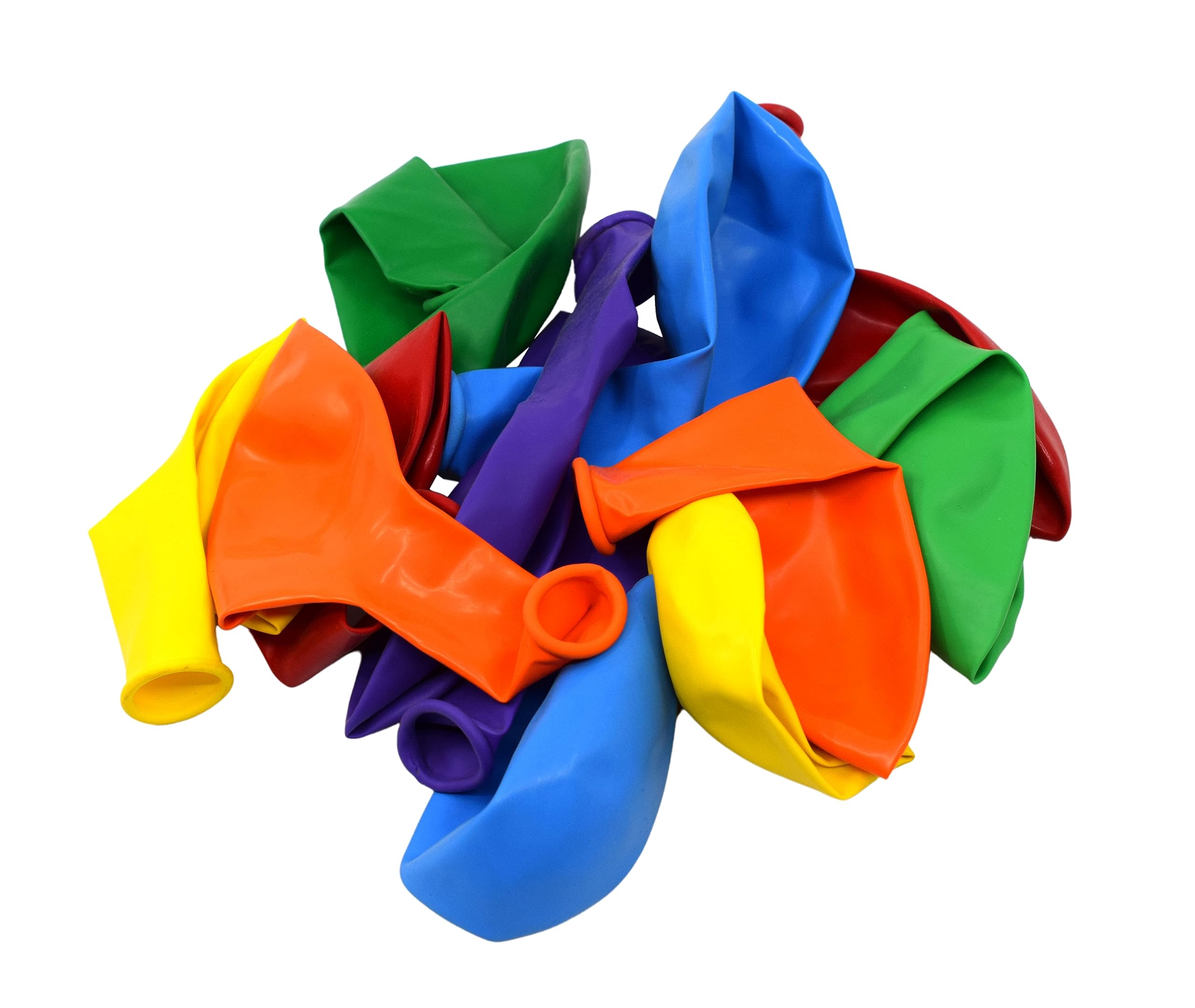 EISCO Balloons, Pack of 12 - Assorted Colors - Inflates up to 12" - Party Balloons