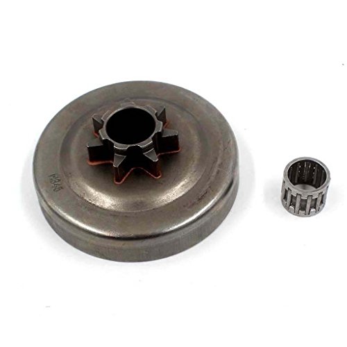 HURI .325" Pitch 7 Teeth Clutch Drum Sprocket Bearing for Husqvarna 578097901 340 345 350 445 445E 450 450E Chainsaw