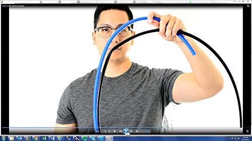UBERFLEX™ Kink Resistant Pressure Washer Hose 1/4" x 50' 3,100 PSI with (2) 22MM