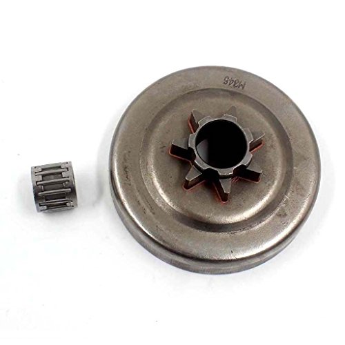 HURI .325" Pitch 7 Teeth Clutch Drum Sprocket Bearing for Husqvarna 578097901 340 345 350 445 445E 450 450E Chainsaw