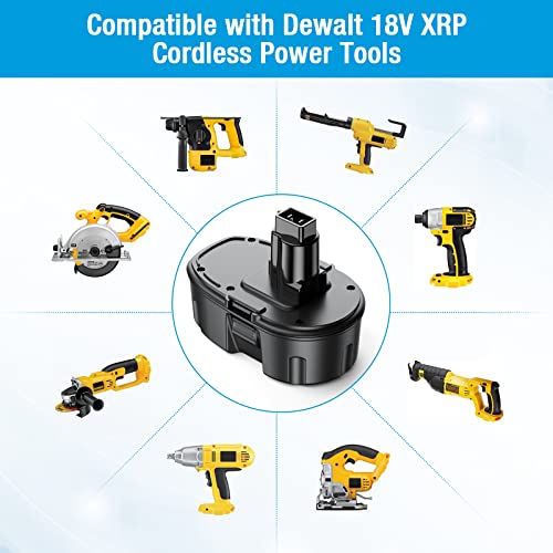 Powerextra 4.5Ah 18V DC9096 DC9098 Replacement Battery Compatible with Dewalt 18 Volt XPR Battery DC9099 DW9095 DW9096 DW9098 DE9038 Cordless Power Tools