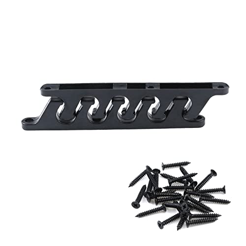 Meprotal 4pcs Adjustment Brackets for Patio Outdoor Lawn Yard Furniture or Chaise Lounges Replacement Position Adjuster Recliner Brace (5 Position - Black)