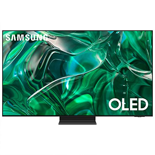 SAMSUNG QN55S95CAFXZA 55 inch HDR Quantum Dot OLED Smart TV 2023 Bundle with TaskRabbit TV Installation/Wall Mounting Voucher and 2 YR CPS Enhanced Protection Pack