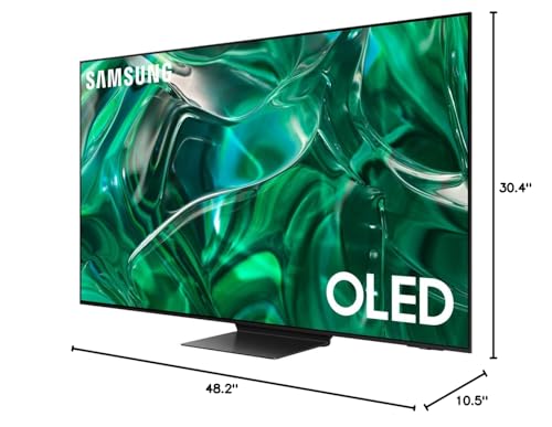 SAMSUNG QN55S95CAFXZA 55 inch HDR Quantum Dot OLED Smart TV 2023 Bundle with TaskRabbit TV Installation/Wall Mounting Voucher and 2 YR CPS Enhanced Protection Pack