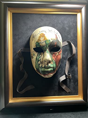 Harlequin Framed Wall Mask