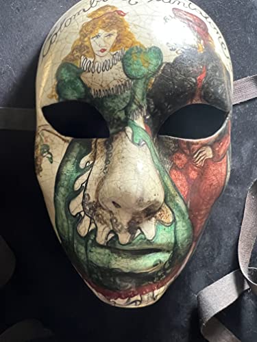Harlequin Framed Wall Mask