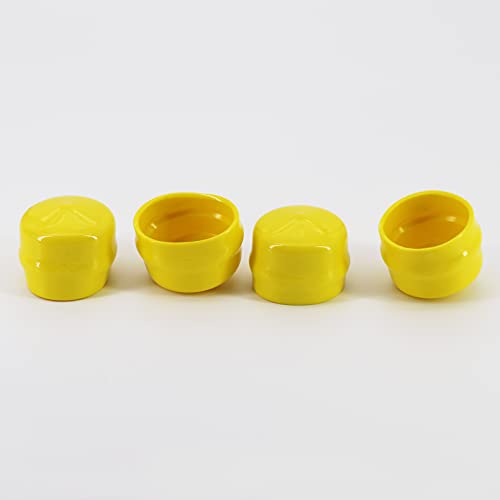 kipa Front Wheel Axle Hardware Kit Replacement for John Deere M143338 GX21931 R27434 Z9972H M123254 Hub Caps Thrust Washers E-Clips Pack-4