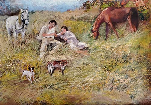 SOLD - Summer Love, by Internationally Renowned Painter Yary Dluhos