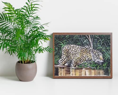 Guyanese Animal Oil Painting On Canvas Frameless Caribbean Wall Art Decor