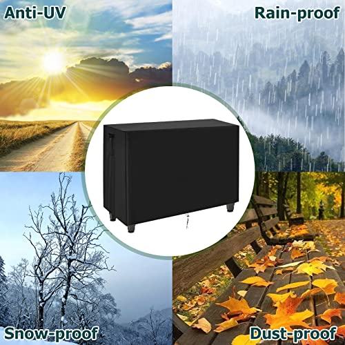 Prep Table Cover for 52 Inch Keter Unity XL, BeSkyer Portable Outdoor Table Storage Cabinet, Water-resistant and Heavy Duty, All Weather