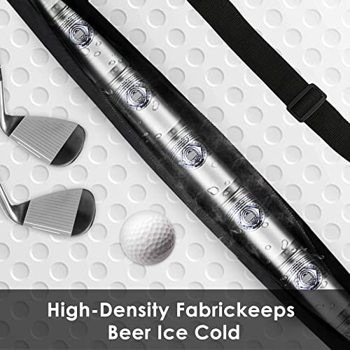 2Pcs Insulated Golf Bag Cooler, 6 -Cans Insulated Golf Beer Sleeve for Cans ,Stores Up to 6 Cans in Your Golf Bag,Golf Cooler Bag Keeps Canned Beverages Cold -Fits in Most Golf Bags Styles & Types