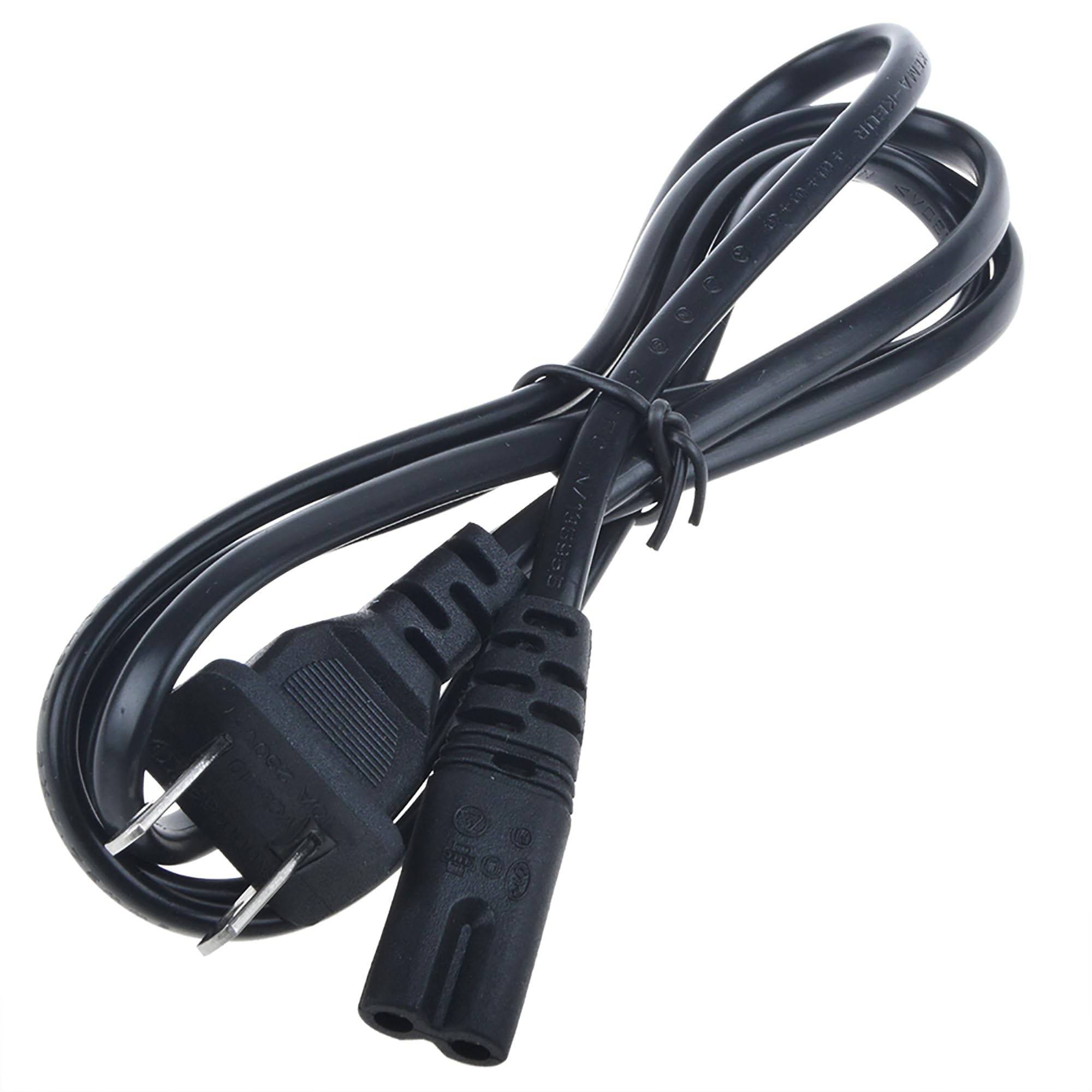 PKPOWER 5ft AC Power Cord Cable for Sony KDL-40EX600 KDL-40EX700 KDL-40EX710 2-Prong