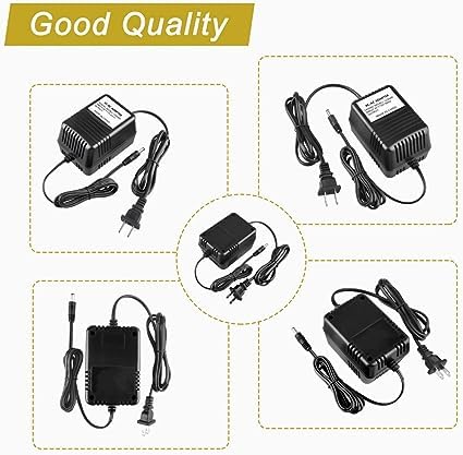 Marg AC/AC Adapter for Music Hall MMF 2.2 MMF-2.2/LE MMF2.2 MMF2.2LE Belt Driven 2-Speed Turntable Power Supply Cord Cable PS Wall Home Charger Mains PSU