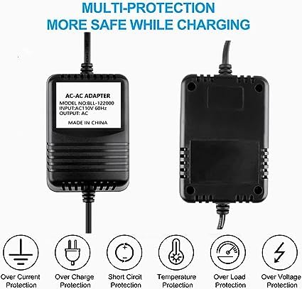 Marg AC/AC Adapter for Music Hall MMF 2.2 MMF-2.2/LE MMF2.2 MMF2.2LE Belt Driven 2-Speed Turntable Power Supply Cord Cable PS Wall Home Charger Mains PSU