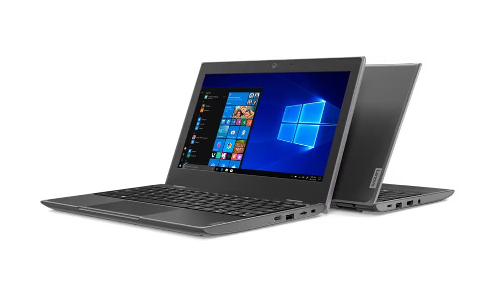 Lenovo 100e Windows 2nd Gen 11.6" HD Laptop Celeron N4020 4GB LPDDR4 RAM 128GB SSD PCIe NVMe Windows 11 Pro (Renewed)