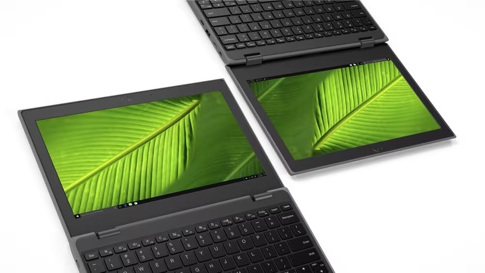Lenovo 100e Windows 2nd Gen 11.6" HD Laptop Celeron N4020 4GB LPDDR4 RAM 128GB SSD PCIe NVMe Windows 11 Pro (Renewed)