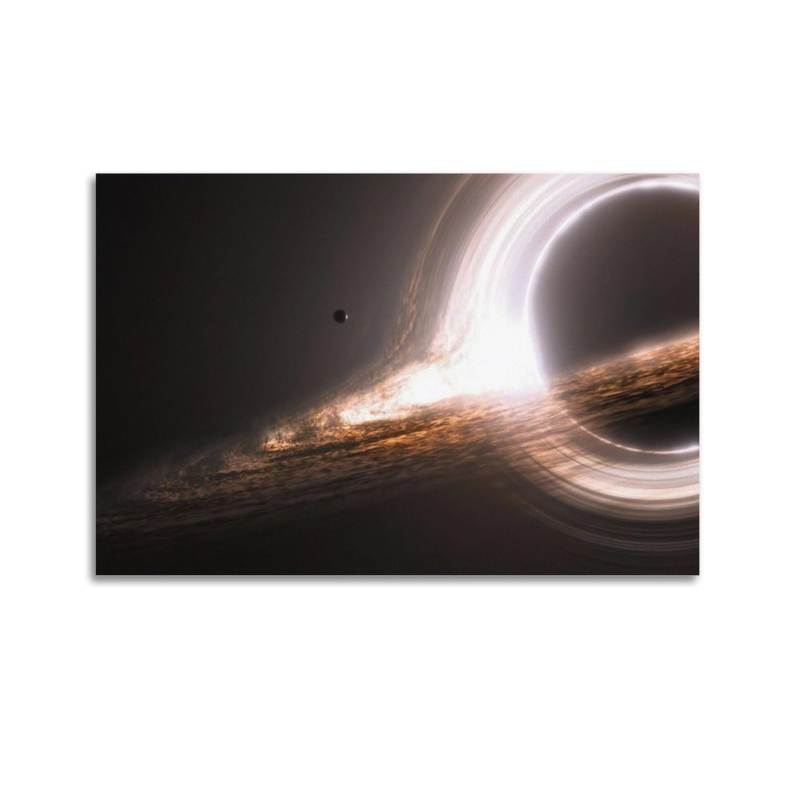 LGDSBHH Black Hole Canvas Art Poster Boys Room Poster Education Poster Poster Decorative Painting Canvas Wall Posters and Art Picture Print Modern Family Bedroom Decor Posters 12x18inch(30x45cm)