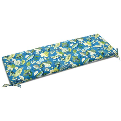 Blazing Needles Outdoor Bench Cushion, 60" x 19", Skyworks Caribbean