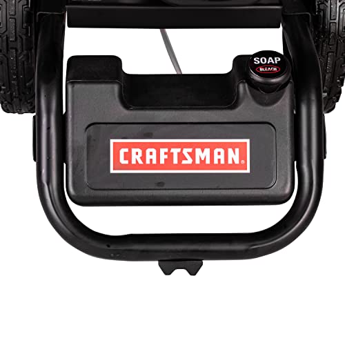 Craftsman CMXGWFN061200 3200 PSI Gas Pressure Washer, 2.4 GPM, Craftsman Engine, Includes Spray Gun and Wand, 4 QC Nozzle Tips, 1/4-in. x 25-ft. Hose, Red