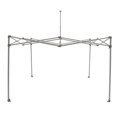 Impact Canopy 10' x 10' Pop-Up Canopy Tent Frame, Replacement Powder-Coated Lightweight Steel Frame with Dust Cover