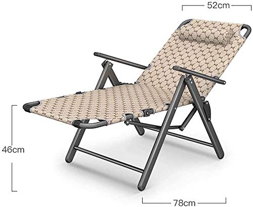 ガードレール Recliners Folding Portable Ultralight Single Garden Loungers Recliners 10 Positions Adjustable Sun Lounger Chair