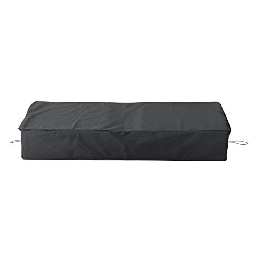 Christopher Knight Home Charlene Outdoor Waterproof Chaise Lounge Cover, Gray