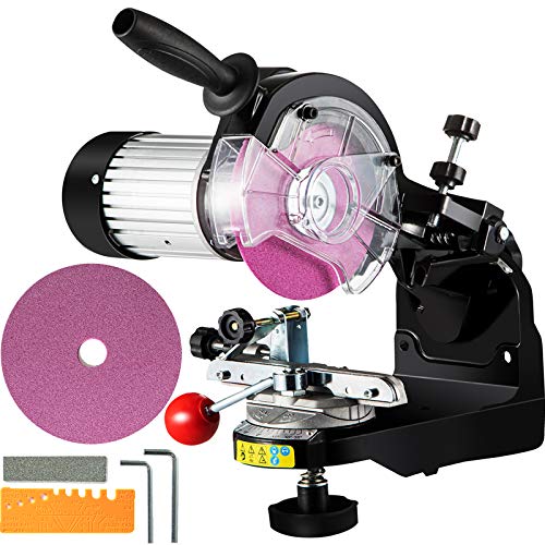 Mophorn Chainsaw Sharpener 230W, Professional Multi-Angle Adjustable Chain Grinder 3000RPM, Electric Chainsaw Blade Sharpener for 1/4" to 2/5" Chains