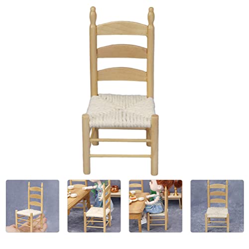 Decoraciones para Salas De Casa DIY Chair Model Doll House Decor Mini House Micro Landscape Chair Shape Decor Jewelry Accessories