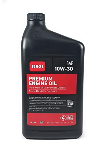 Toro 38280 SAE 10W30 4-Cycle Engine Oil - 32 OZ Bottle
