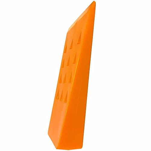 Parts 4 Outdoor Felled Spiked Tree Felling Wedges for Tree Cutting 5.5in Orange Plastic Felling Wedge, Logging Tools 4 Pack