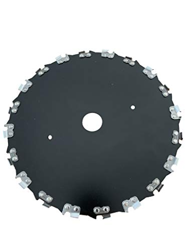 Forester 9” Chainsaw Brush Cutter Blade – 20 Tooth Circular Trimmer Saw Blade - for Trimming Trees, Clearing Underbrush, Cutting String, Weeds and Bush