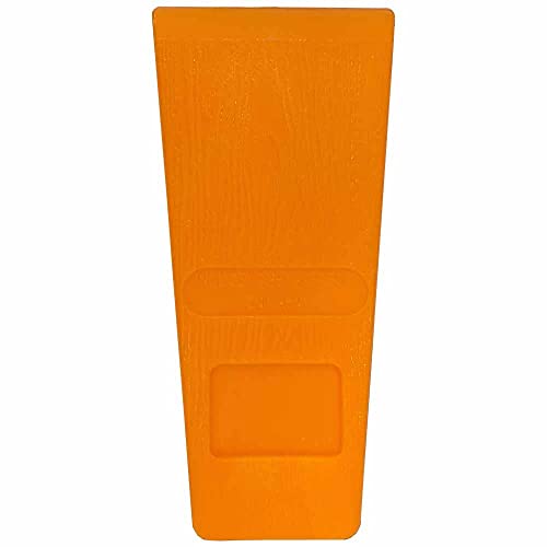 Parts 4 Outdoor Felled Spiked Tree Felling Wedges for Tree Cutting 5.5in Orange Plastic Felling Wedge, Logging Tools 4 Pack