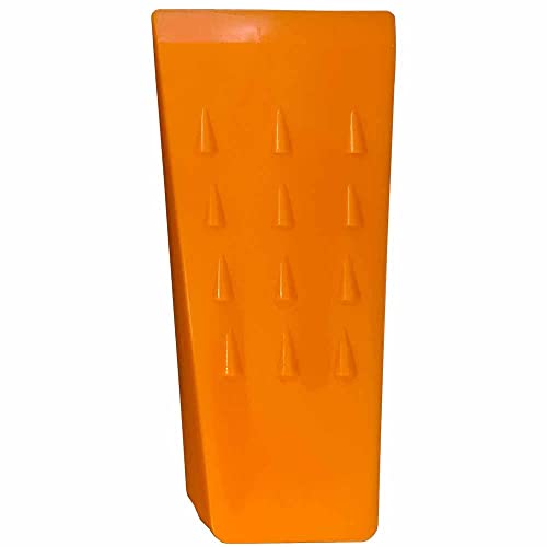 Parts 4 Outdoor Felled Spiked Tree Felling Wedges for Tree Cutting 5.5in Orange Plastic Felling Wedge, Logging Tools 4 Pack