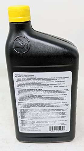 Briggs & Stratton 3-Pack 100169 15W-50 Quarts Full Synthetic Vanguard Engine Oil and Fuel Treatment