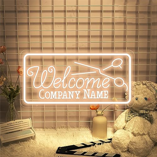 MEOMO Beauty Salon Neon Sign Hair Salon Neon Sign Barber Shop 3d Engraving Led Neon Light Nail Salon Open Sign Beauty Room Wall Decor Eyelashes Nail Salon Room With Dimmable Switch,B,40x20cm