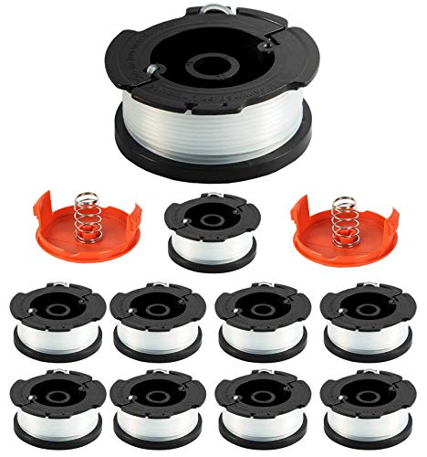 BOOTOP PIN AF-100 Spool, AF100 Replacement Spool for Black and Decker AF1003ZP AF-100-3ZP AF-100-2 Weed Eater Parts AF-100-BKP for GH900 GH600 LST420 String Trimmer Line 30ft 0.065"