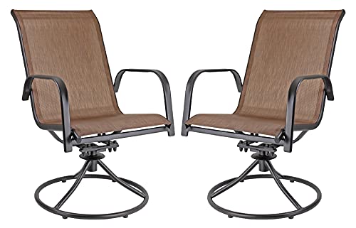 Sienna Swivel Rocker (SET OF 2) Espresso Finish 'Brown'