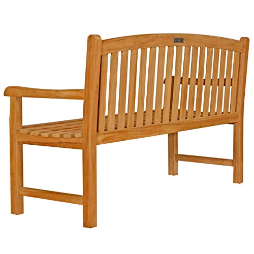 Seven Seas Teak Acapulco Teak Outdoor Patio Bench, 5 Foot Made from Solid Teak Wood