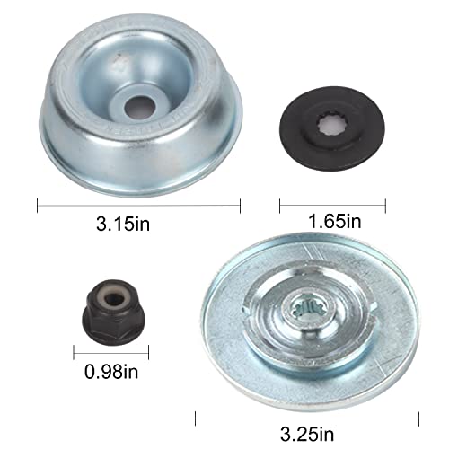 LUSQI Weed Eater Blades 6-Steel Cutter Trimmer Head Weed Wacker Blades Universal Fits Straight Shaft Trimmer