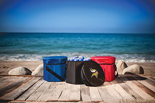 Black Minnesota Vikings 12 Quart Bongo Cooler
