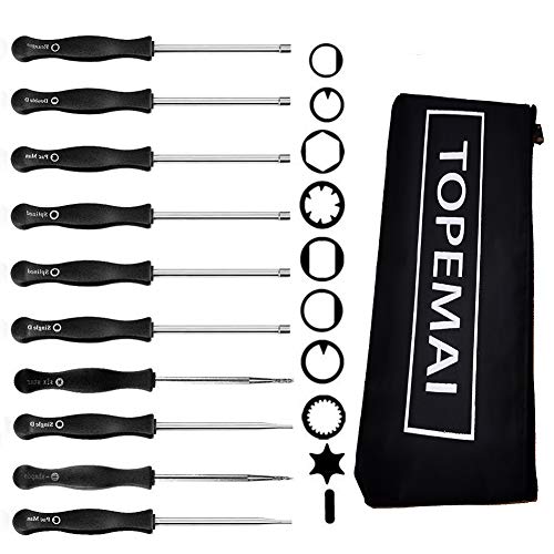 10 Pcs Carburetor Adjustment Tool Screwdriver Kit for Common 2 Cycle Carburator Adjusting Small Engine Carb Tune up Adjusting Tool - Carb Tool Kit, Carburetor Adjuster Tool